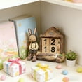 B Spring Time Desktop Calendar Wood Construction Reusable Easter Theme ...