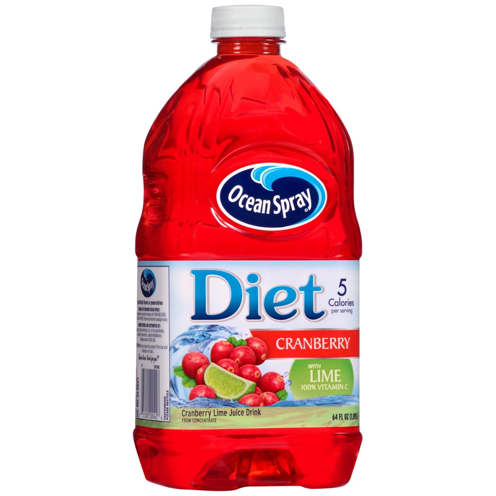 Ocean Spray Diet Cranberry With Lime Juice Drink 64 Fl Oz