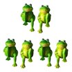 SPI Large Outdoor Metal Decor Yard Art - Frog Family with Wagon Planter ...