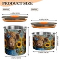 500ML Food Storage Container Food Storage Tank Coffee Storage Container ...