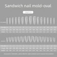 Zeiwohndc Transparent ABS Nail Art Forms For Long Lasting Salon Quality ...