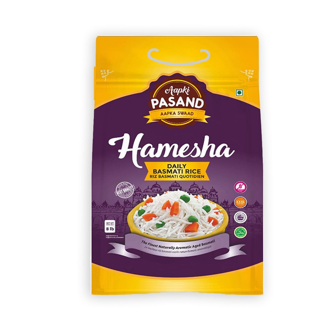 Click here for Aapki Pasand Hamesha Daily Basmati Rice 8lbs 8 Lbs prices