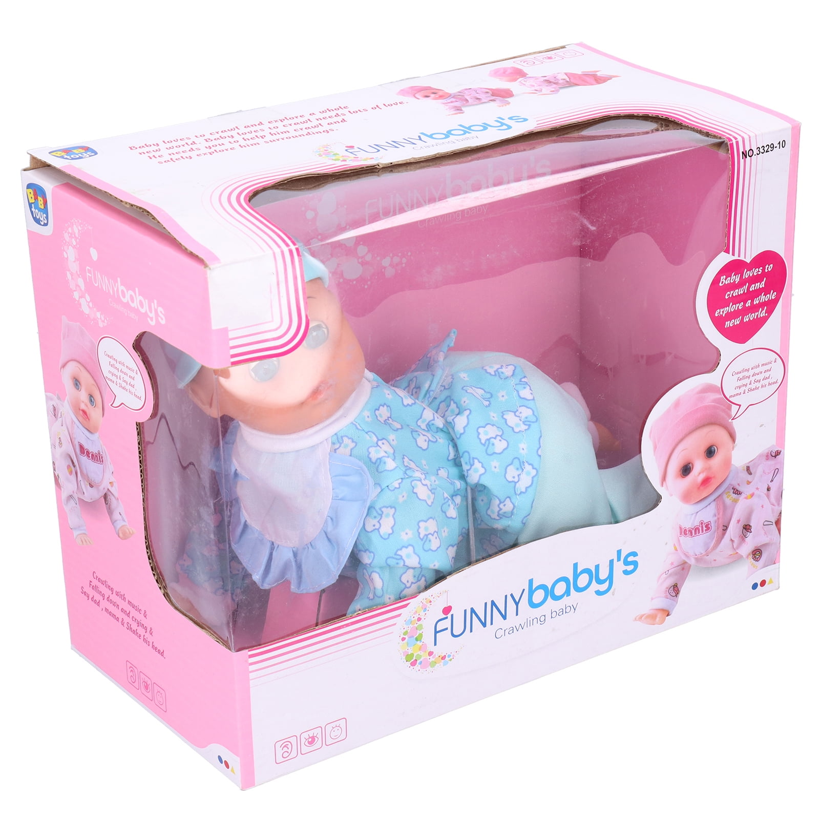 Khall Electric Doll, With Interactive Electric Crawling Doll, Multi-al ...