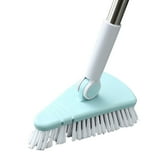 Pool Cleaning Brush Triangle Floor Scrubber Extendable Handle ...
