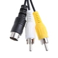 1.5M/5FT Composite RCA AV Cord Stereo Composite Video TV Adapter Cable ...