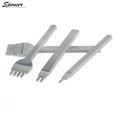 Spencer White Steel 1/2/4/6 Prong Leather Hole Punch Tool Craft Pricking Iron Diamond Lacing ...