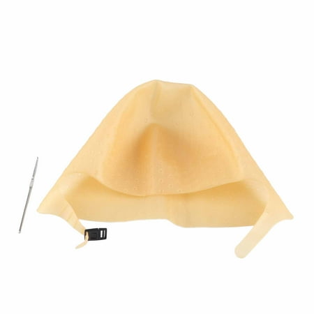Hair Coloring Highlighting Hat Silicone Reusable DIY Hair Dyeing Hat ...