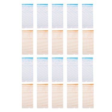 Pyramid Time Systems Time Cards for 2600, Pack of 100 - Walmart.com