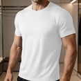 BSDJILFG Compression Shirts for Men Breathable Mesh Workout Top Quick ...
