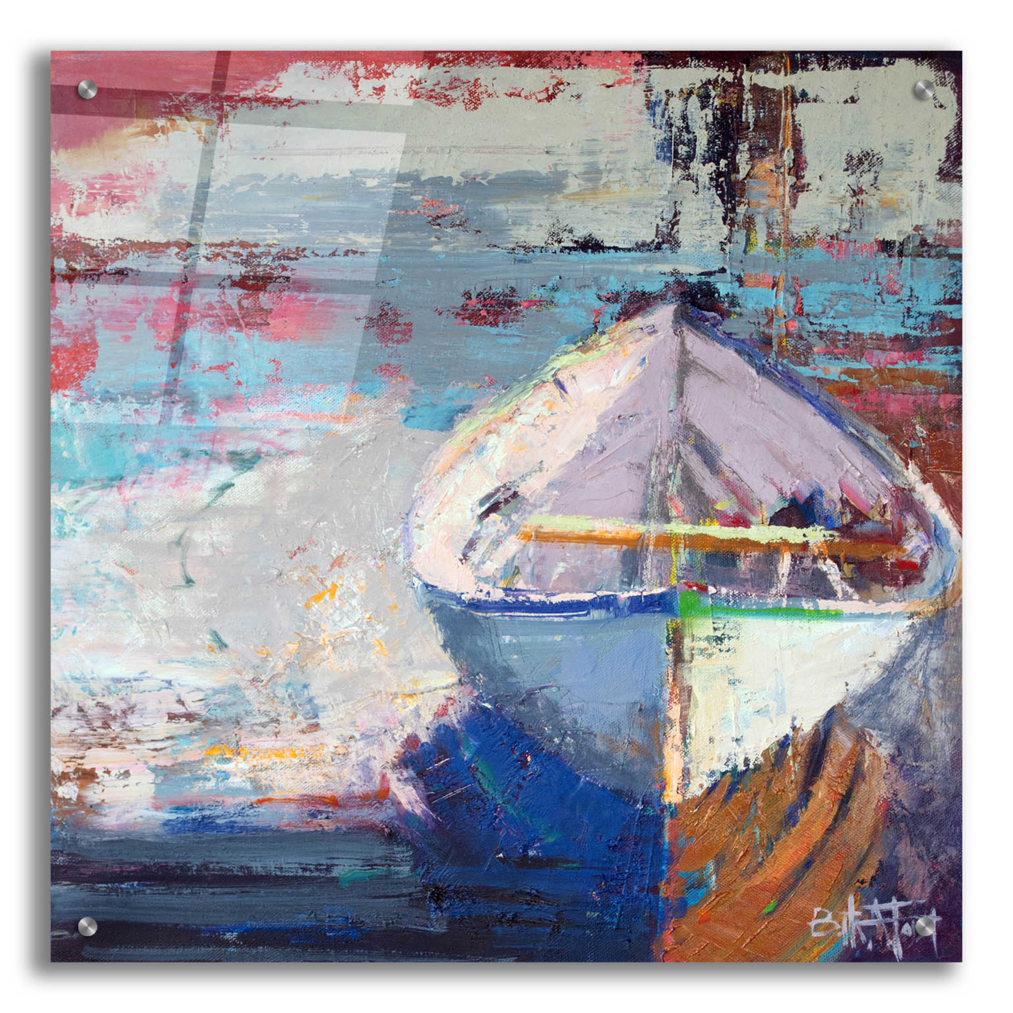 Epic Art 'Tidal Uber Navigation' by Beth Forst, Acrylic Glass Wall Art ...