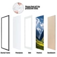 ELSKER&HOME 24x36 Picture Frame 2 Pack, Black Poster Frame Matted to ...