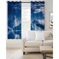Blue Mountains Blackout Curtains for Bedroom/Living Room, Thermal ...
