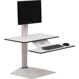 Lorell, LLR99549, Sit-to-Stand Electric Desk Riser, 1 Each, White ...