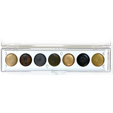 Metallic Rub-On Paint Palette - 7 Colors Kit #2 - Walmart.com