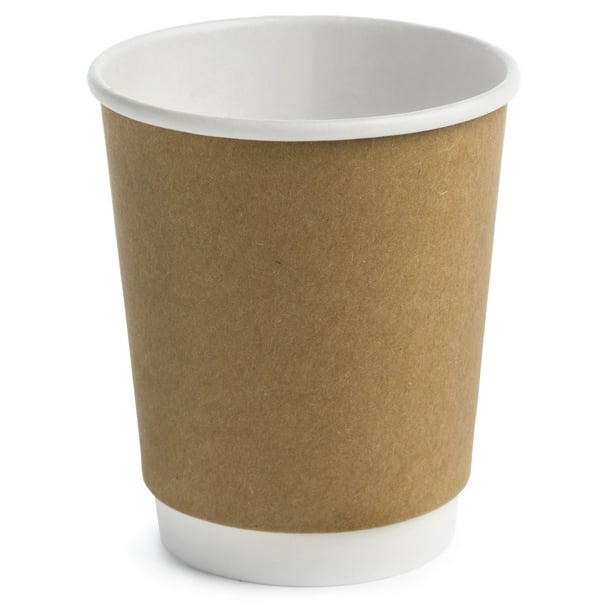 Earths Natural Alternative Double Wall Kraft Paper Hot Coffee Cup 8
