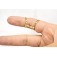 ELANZAA JEWELS- Artisanal Gold Filled 925 Silver Splint Design Ring ...
