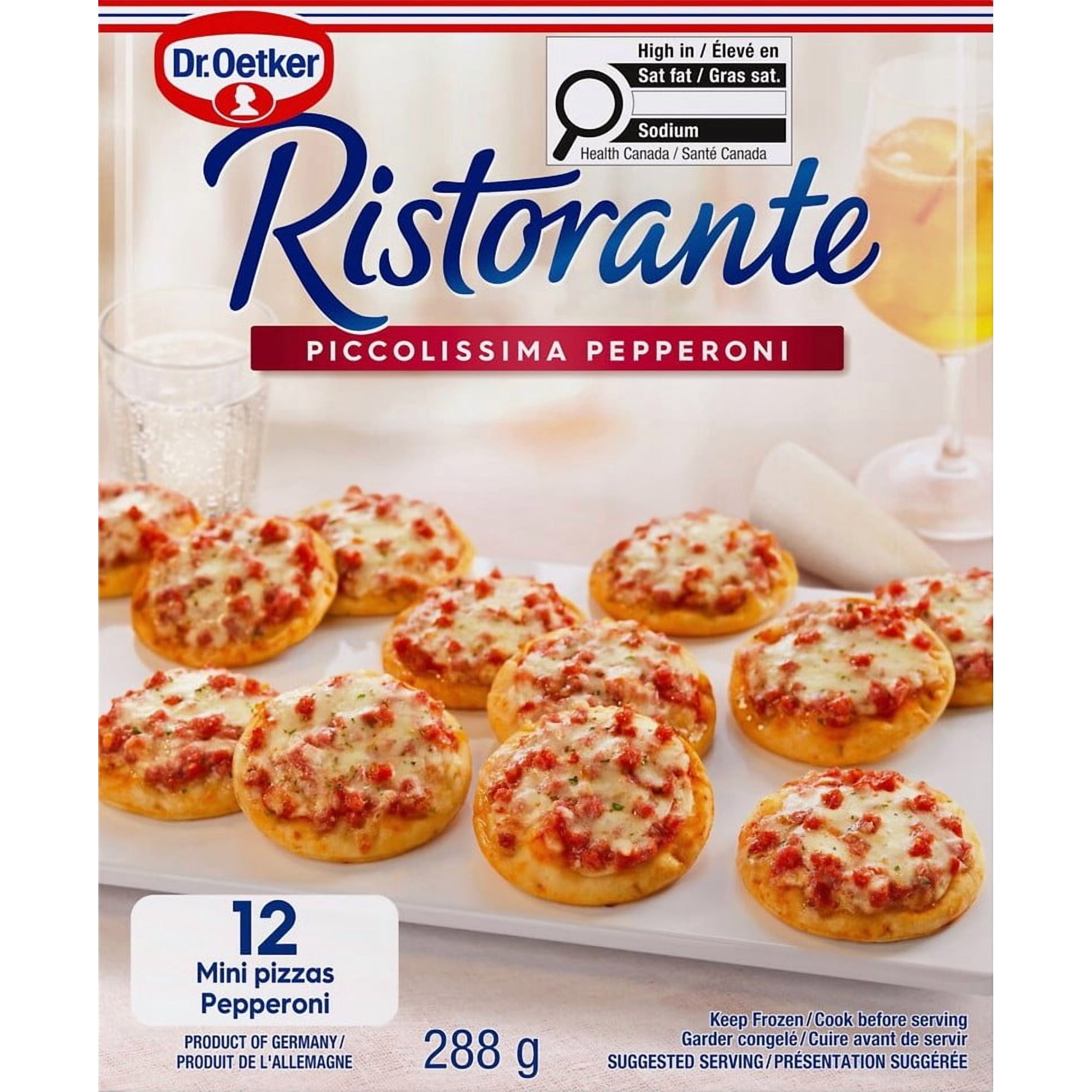 Click here for Ristorante Piccolissima Pepperoni 288gr prices