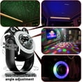 Party Lights DJ Disco Light Disco Ball Lights with Projector Sound Activated Strobe for Parties ...