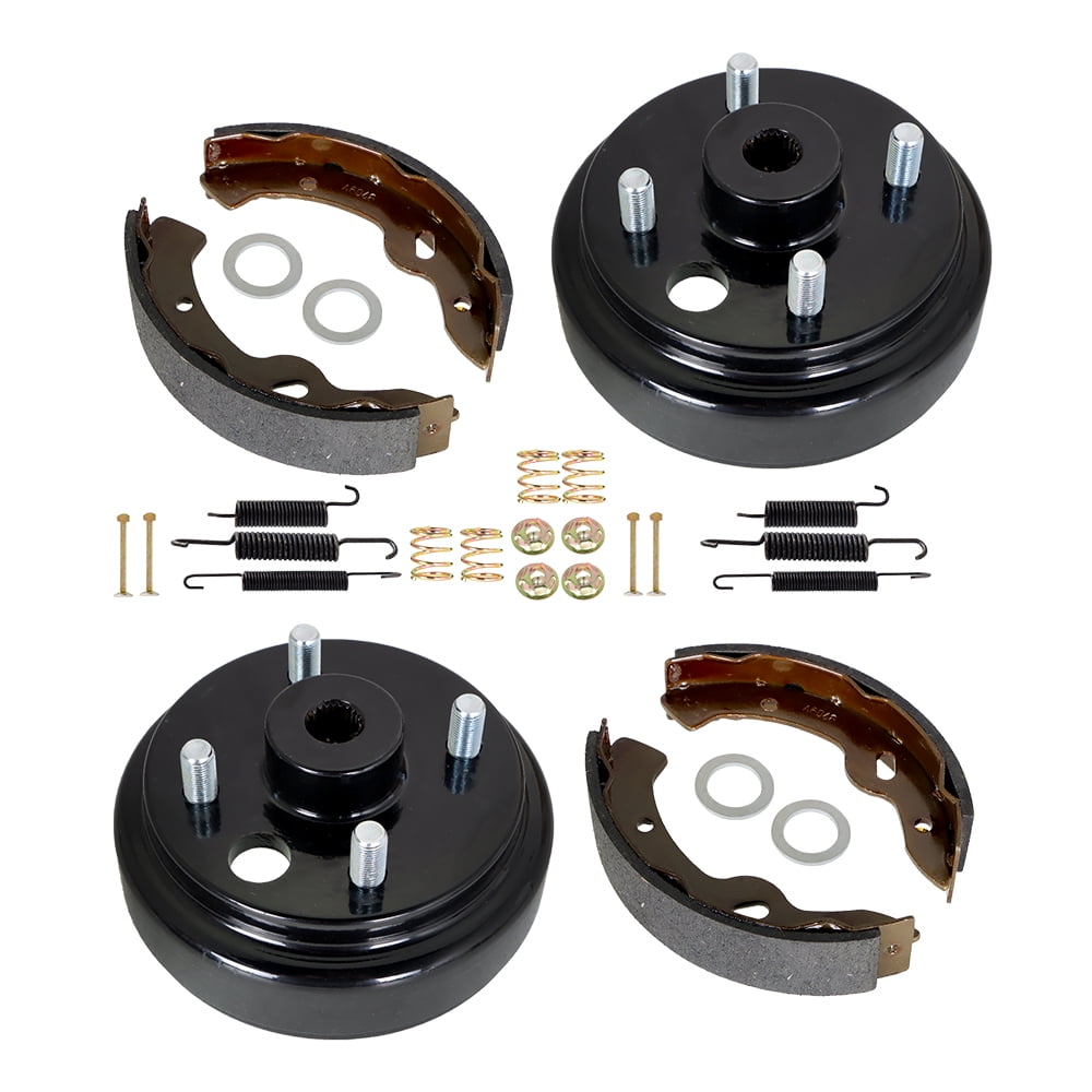 Rear Brake hub Drums Brake Shoe Spring Kit For EZGO TXT Golf Carts ...