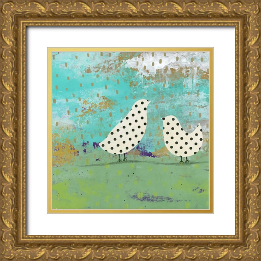 Ogren, Sarah 26x26 Gold Ornate Wood Framed with Double Matting Museum Art Print Titled - Polka ...