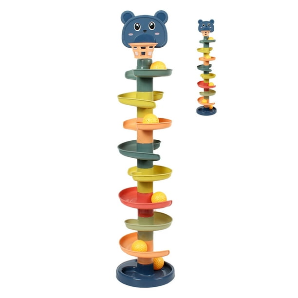 Baby Ball Tower Toys,Ball Ball Tower Interactive Baby Ball Drop Tower ...