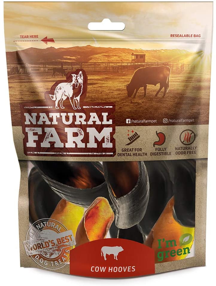 Natural Farm Cow Hooves for Dogs, 6 Pack - Walmart.com