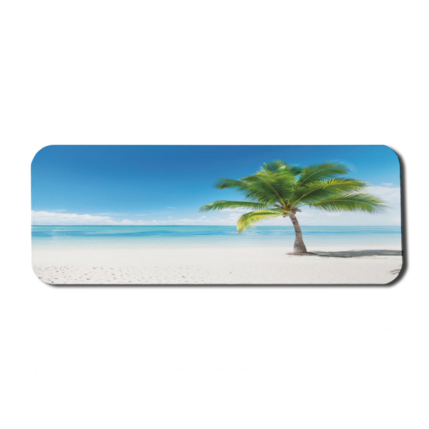 Landscape Computer Mouse Pad, Caribbean Maldives Beach Island Sea Ocean ...
