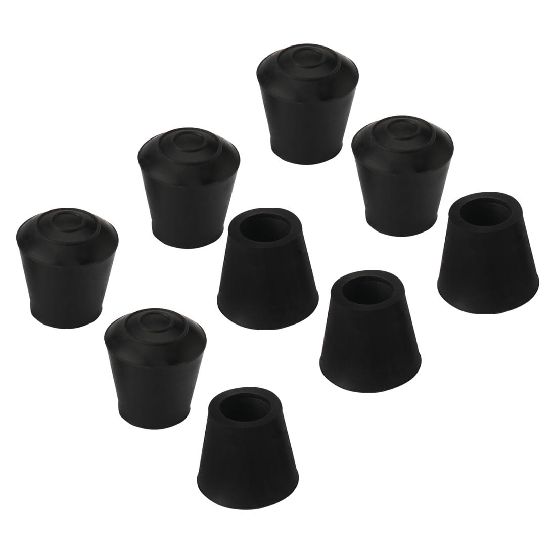 Rubber Leg Caps End Tip Furniture Feet Protector 10mm 3/8" Inner Dia ...