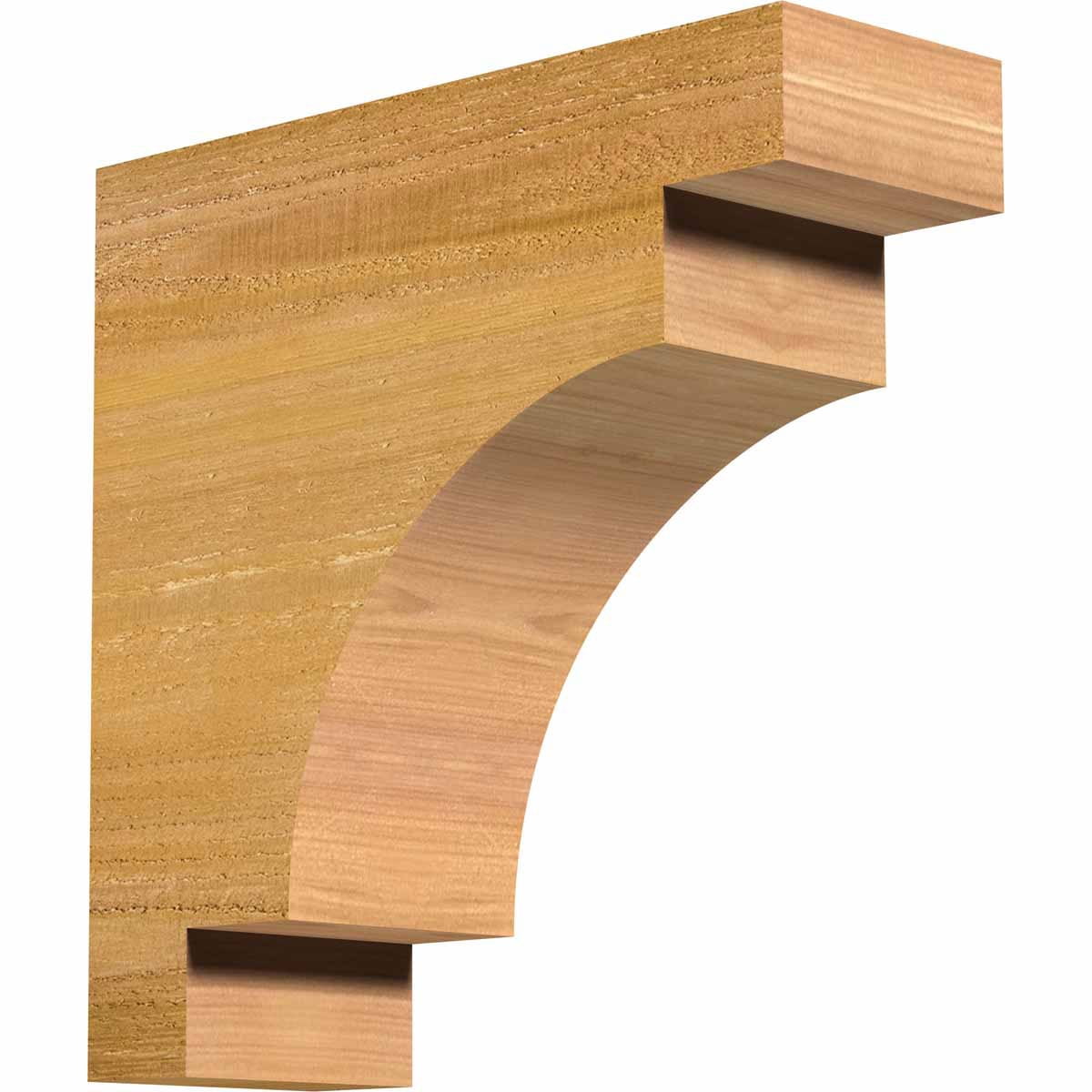 4"W x 12"H x 12"L Mediterranean Rough Sawn Rafter Tail, Western Red ...