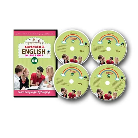 Sing2Learn English-6A-combo Intermediate 2 English DVD-CD-HB 601-615 - Walmart.ca