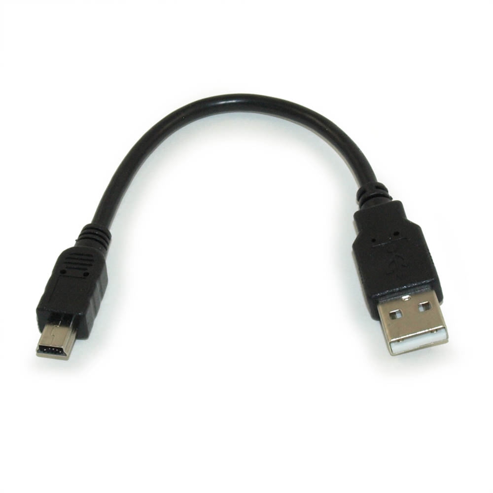 6inch USB 2.0 Certified 480Mbps Type A Male to Mini-B/5-Pin Cable ...
