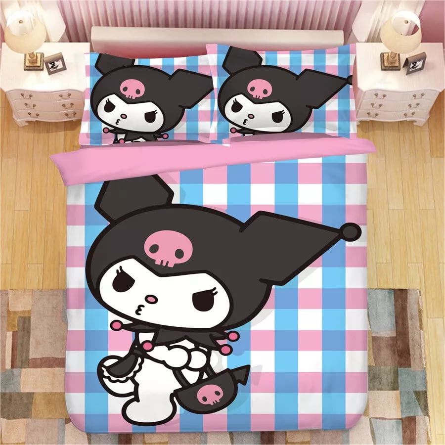 Click here for Parmelon Cartoon Kuromi Duvet Cover Single Double... prices