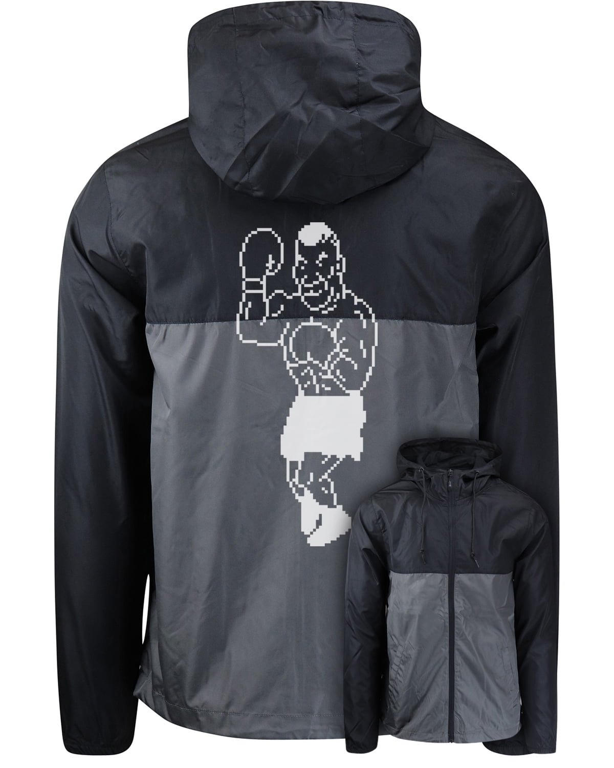 ShirtBANC Boxer Iron Mike Mens Windbreaker Boxing Punch Ts Gamer Jacket ...