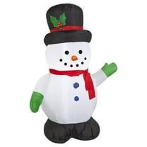 Giant Christmas Airblown Shivering Snowman Inflatable Outdoor Yard ...