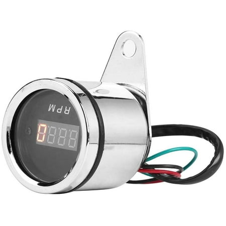 Sepeda Motorcycle Tachometer, Stainless Steel Motorcycle Digital ...