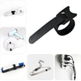 130 pack reusable cable management strap, 6-inch self-adhesive magic ...