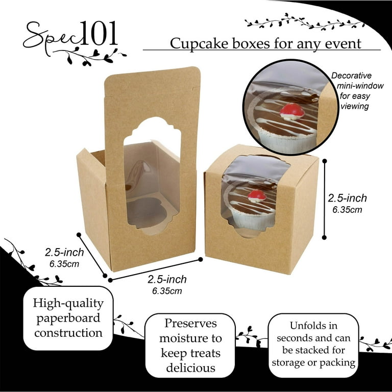 Single Cupcake Box Template