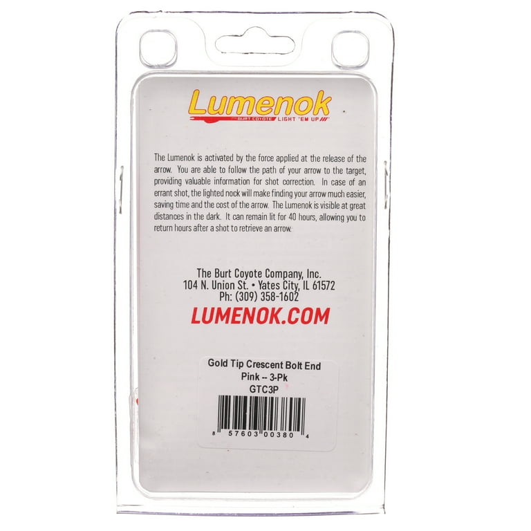 Gold Tip Pink Nocks