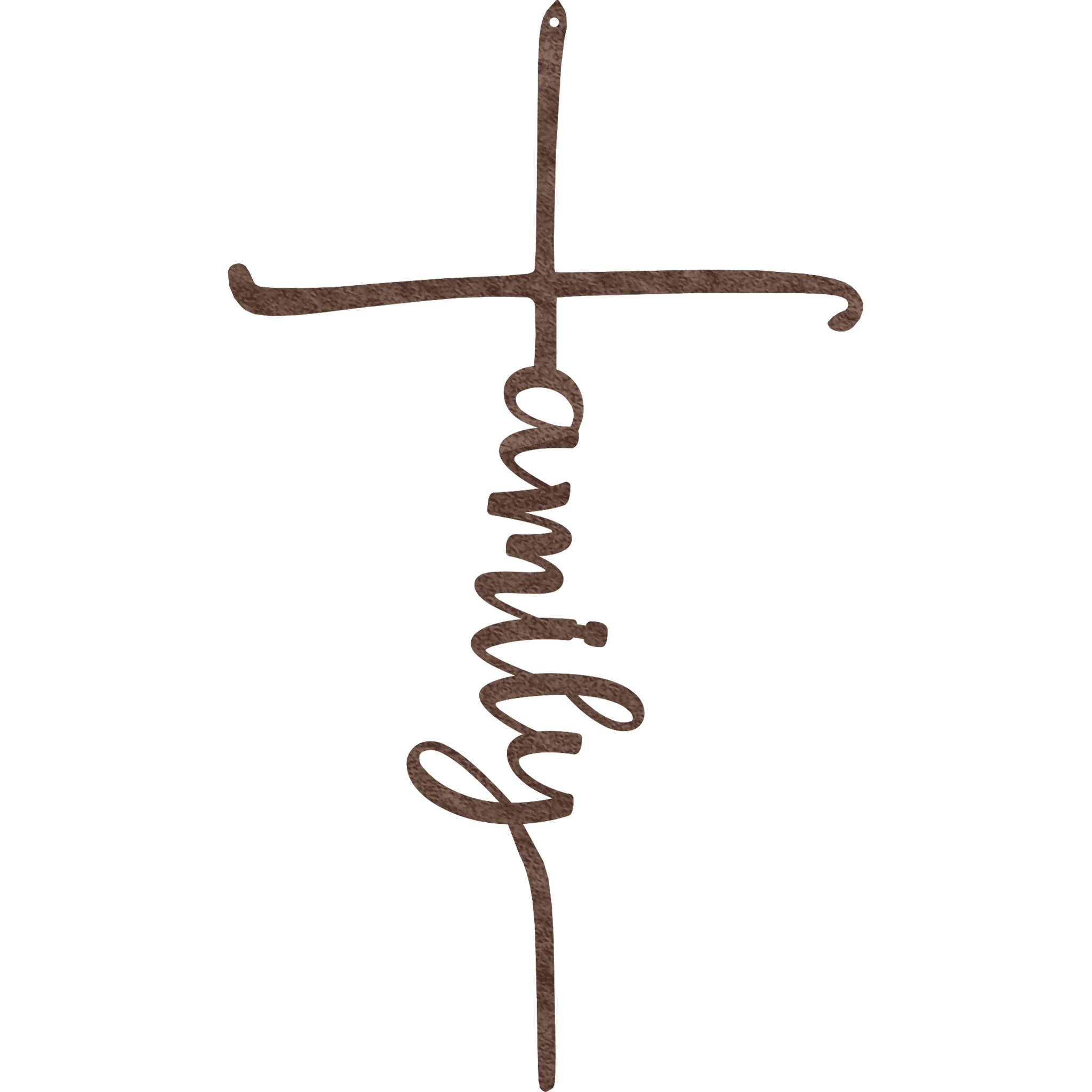 Family Cross Metal Wall Art - Walmart.com