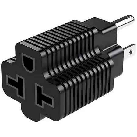 4 in 1 NEMA 5-15P to 5-15/20R, 6-15/20R T-Blade Female Adapter, 15 Amp ...