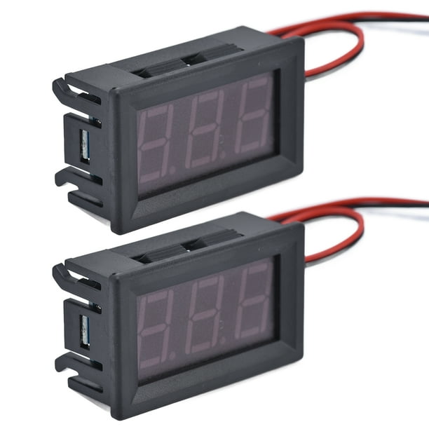Wire Voltmeter Display,3 Wire DC Digital Digital Voltmeter Screen ...