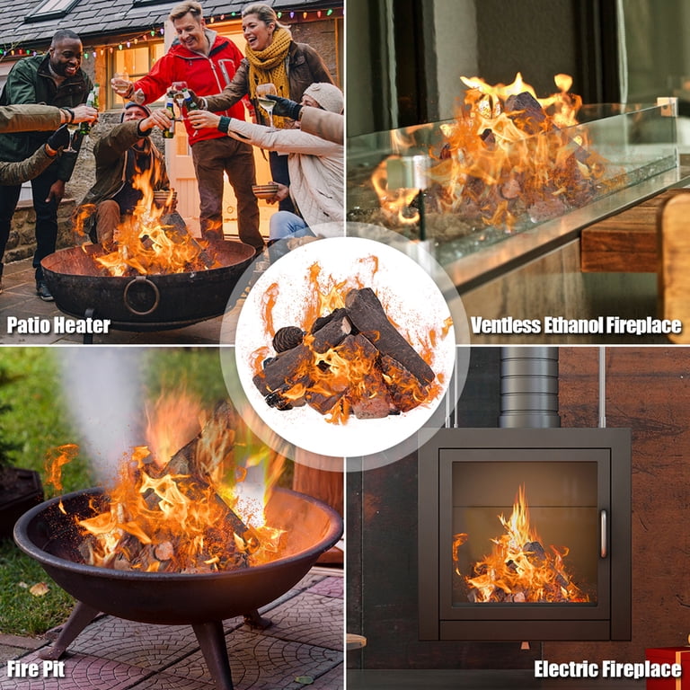 Outdoor Gas Logs For A Fire Pit Fire Pit Gas Log Set | Woodland Direct