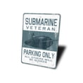 Submarine Veteran Aluminum Metal Decor Sign - 10x14 inches - Walmart.com