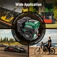 BFO 7HP Gasoline Engine Motor 212cc 4-Stroke Recoil Start Horizontal ...