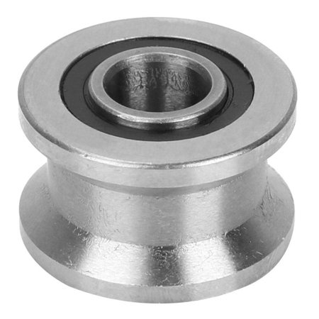 T22 U Shaped Ball Bearing Flat Track Groove Pulley Bearing Sliding ...