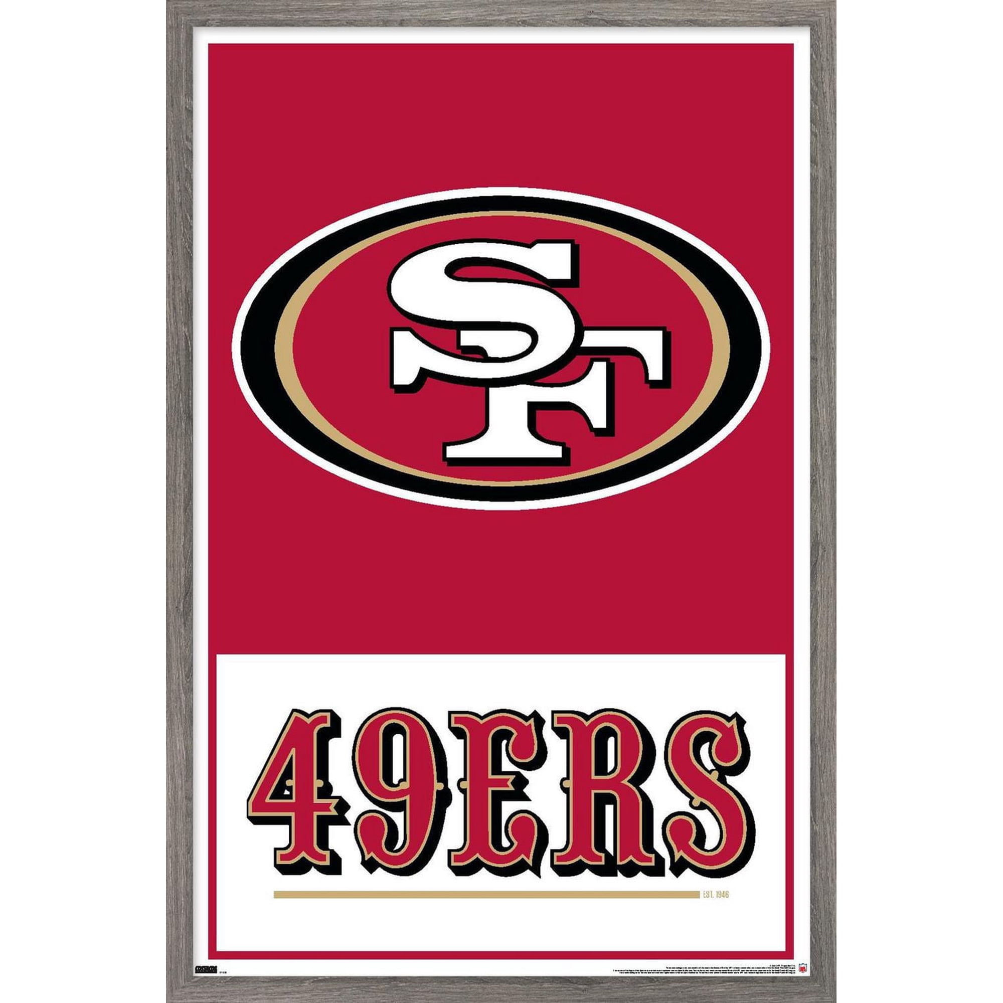 Click here for Trends International Nfl San Francisco 49ers - Log... prices