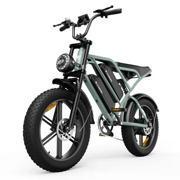 Macfox X2 Throttle Motorized Electric Bike with High-Power Brushless ...