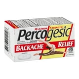 Percogesic Backache Relief Caplets 48 Caplets - Walmart.com