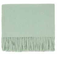 Bedford Cottage Rose Petal Faux Fur Polyester Throw Color: Beige ...