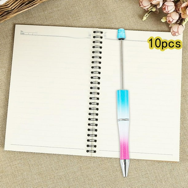 10 Pieces Ballpoint Pen Bead Pen Graduation Kids Party Favors Beadable ...